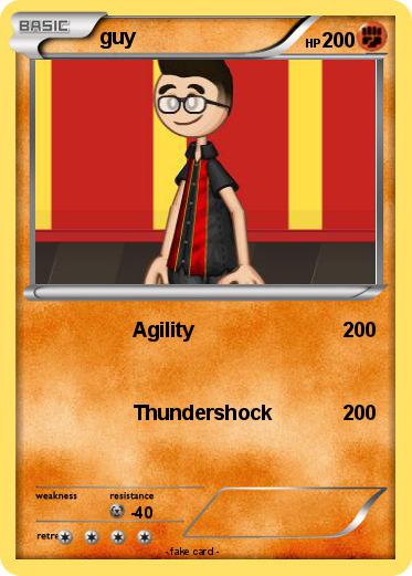 Pokémon guy 230 230 - Agility - My Pokemon Card