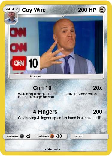 Pokémon Coy Wire 1 1 - Cnn 10 - My Pokemon Card