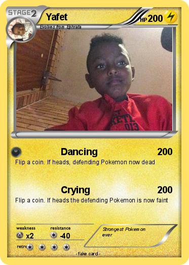 Pokémon Yafet - Dancing - My Pokemon Card