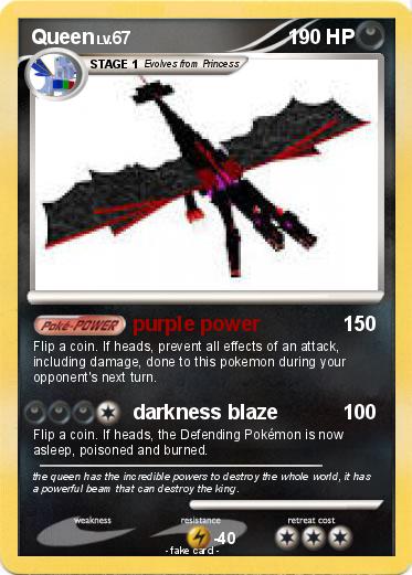 Pokémon Queen 407 407 - purple power - My Pokemon Card
