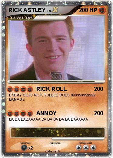 Pokémon RICK ASTLEY 149 149 - RICK ROLL - My Pokemon Card