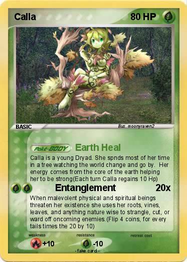 Pokémon Calla - Earth Heal - My Pokemon Card