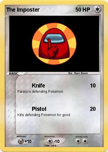 Pokémon The Imposter 8 8 - Knife - My Pokemon Card
