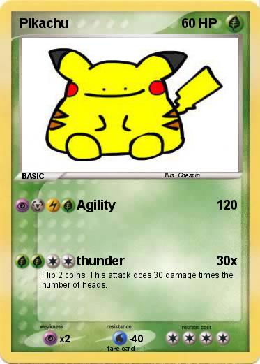 Pokémon Pikachu 10608 10608 - Agility - My Pokemon Card