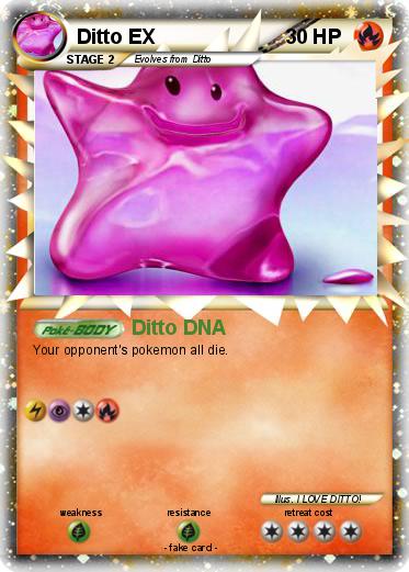 Pokémon Ditto EX 21 21 - Ditto DNA - My Pokemon Card