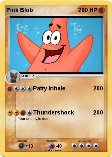 Pokémon Pink Blob 2 2 - Patty Inhale - My Pokemon Card