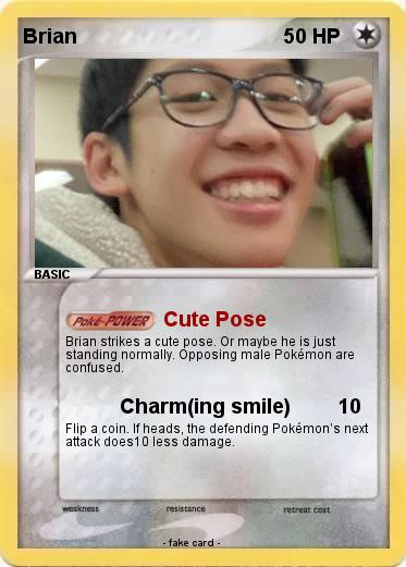 Pokémon Brian 608 608 - Cute Pose - My Pokemon Card