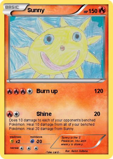 Pokémon Sunny 135 135 - Burn up - My Pokemon Card