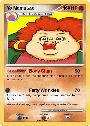 Pokémon Yo Mama 255 255 - Body Slam - My Pokemon Card