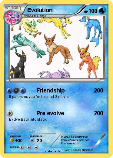Pokémon Evolution 154 154 - Friendship - My Pokemon Card