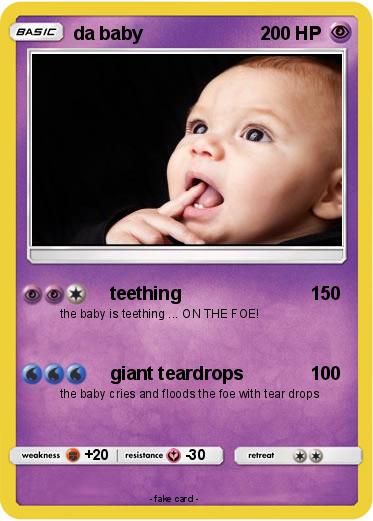 Pokémon da baby 111 111 - teething - My Pokemon Card