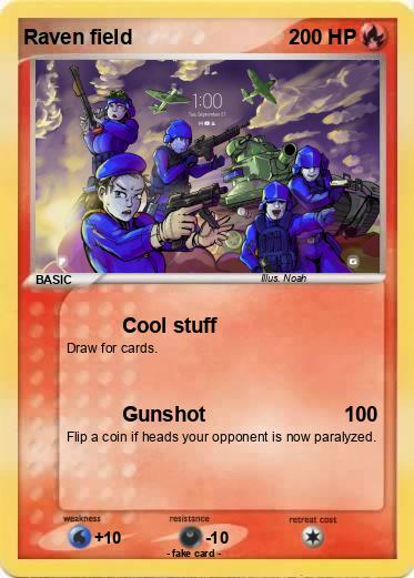 Pokémon Raven field 1 1 - Cool stuff - My Pokemon Card