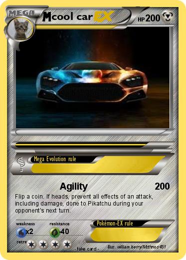 Pokémon cool car 53 53 - Agility - My Pokemon Card