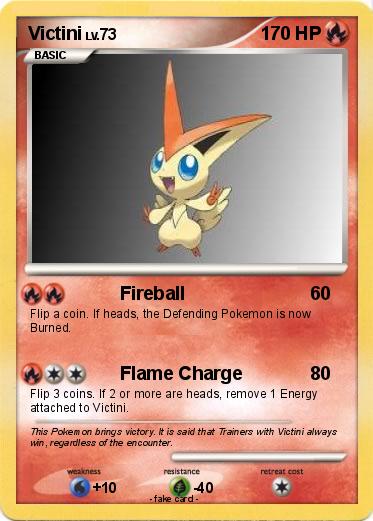 Pokémon Victini 985 985 - Fireball - My Pokemon Card