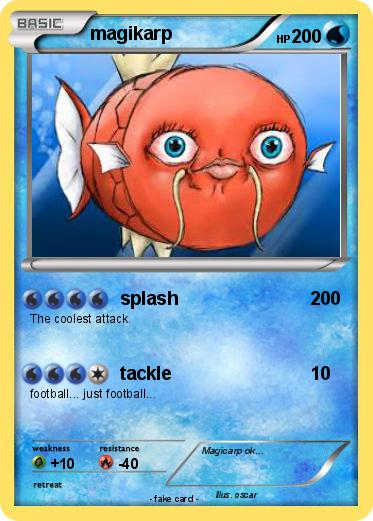 Pokémon magikarp 1156 1156 - splash - My Pokemon Card