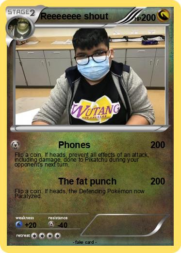 Pokémon Reeeeeee shout - Phones - My Pokemon Card
