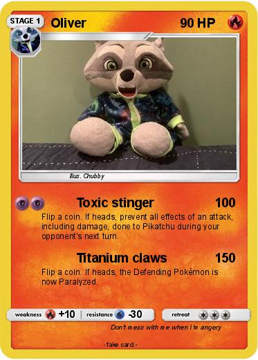 Pokémon Oliver 501 501 - Toxic stinger - My Pokemon Card