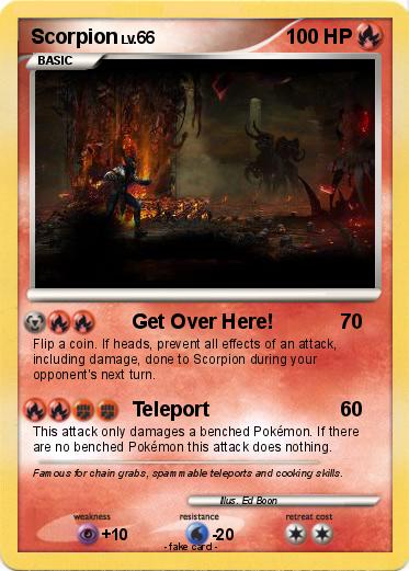 Pokémon Scorpion 638 638 - Get Over Here! - My Pokemon Card