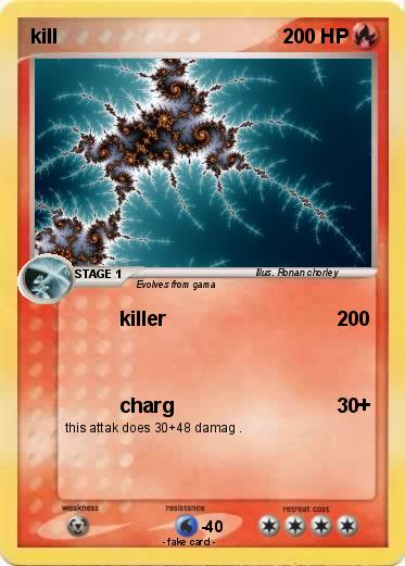 Pokémon kill 204 204 - killer - My Pokemon Card