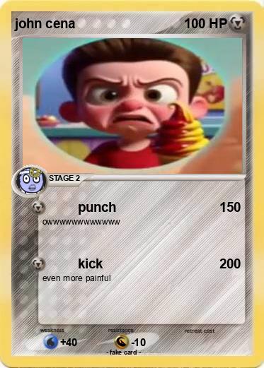 Pokémon john cena 4359 4359 - punch - My Pokemon Card