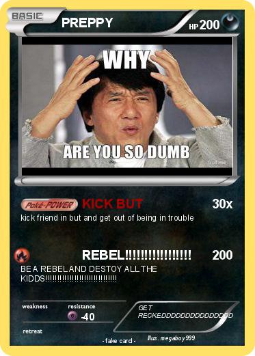 Pokémon PREPPY - KICK BUT - My Pokemon Card