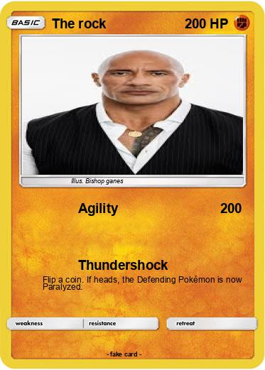 Pokémon The rock 997 997 - Agility - My Pokemon Card