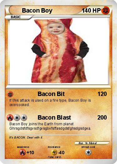 Pokémon Bacon Boy 2 2 - Bacon Bit - My Pokemon Card