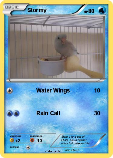 Pokémon Stormy 61 61 - Water Wings - My Pokemon Card