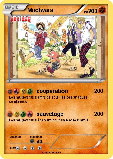 Pokémon Mugiwara 33 33 - cooperation - Ma carte Pokémon
