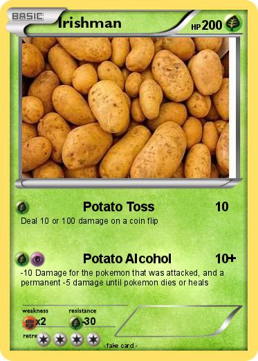 Pokémon Irishman 2 2 - Potato Toss - My Pokemon Card