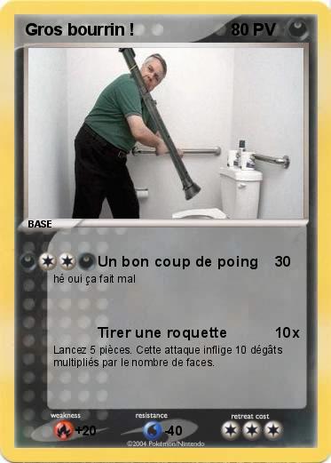 Pokémon Gros bourrin - Un bon coup de poing - Ma carte Pokémon