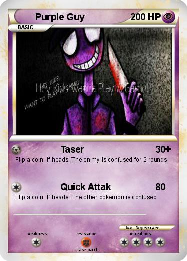 Pokémon Purple Guy 39 39 - Taser - My Pokemon Card