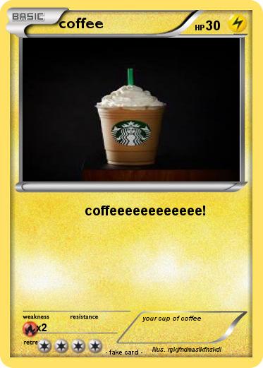 Pokémon coffee 140 140 - coffeeeeeeeeeeee! - My Pokemon Card