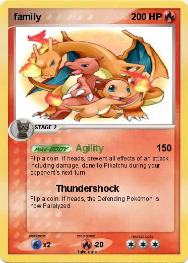 Pokémon family 462 462 - Agility - My Pokemon Card