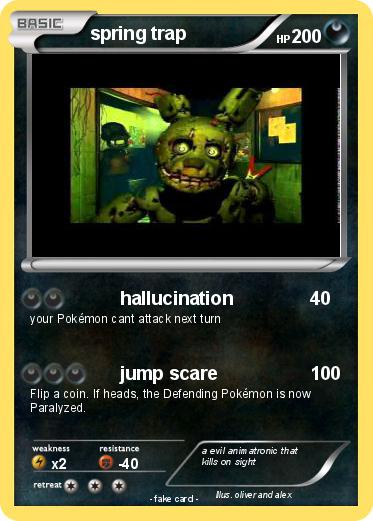 Pokémon spring trap 29 29 - hallucination - My Pokemon Card