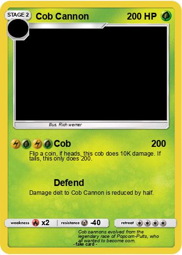 Pokémon Cob Cannon 52 52 - Cob - My Pokemon Card