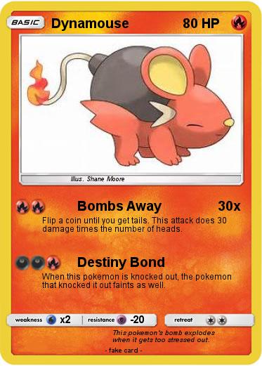 Pokémon Dynamouse 2 2 - Bombs Away - My Pokemon Card