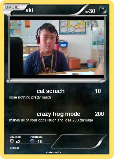 Pokémon aki 38 38 - cat scrach - My Pokemon Card