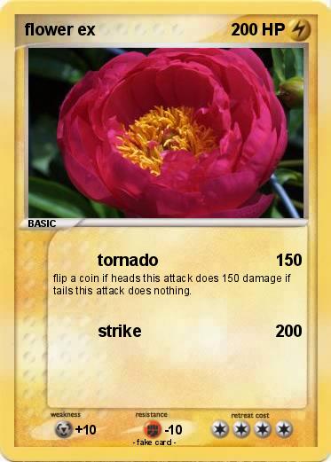 Pokémon flower ex 1 1 - tornado - My Pokemon Card