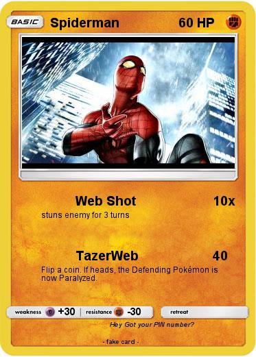 Pokémon Spiderman 865 865 - Web Shot - My Pokemon Card