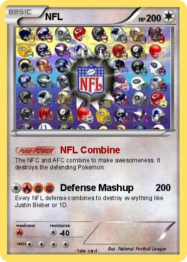 Pokémon NFL 14 14 - NFL Combine - My Pokemon Card