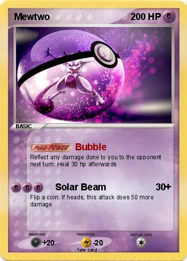 Pokémon Mewtwo 7346 7346 - Bubble - My Pokemon Card