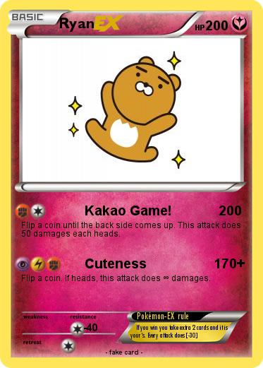 Pokémon Ryan 1260 1260 - Kakao Game! - My Pokemon Card