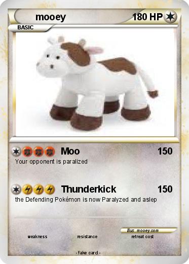 Pokémon mooey 3 3 - Moo - My Pokemon Card