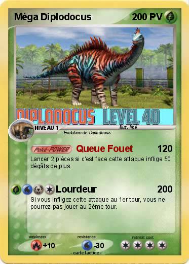 Pokémon Mega Diplodocus - Queue Fouet - Ma carte Pokémon