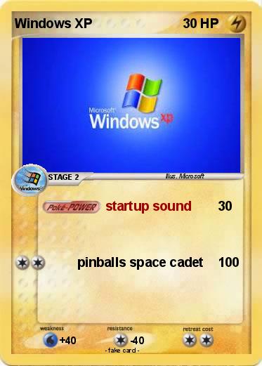 Pokémon Windows XP 162 162 - startup sound - My Pokemon Card