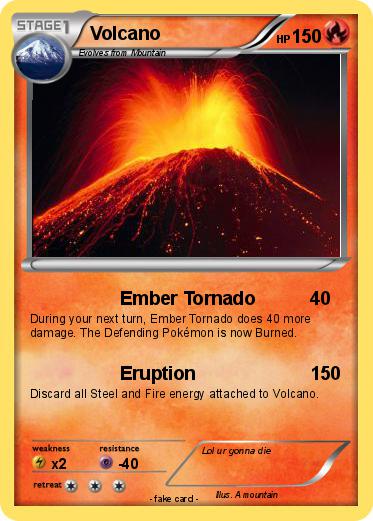 Pokémon Volcano 194 194 - Ember Tornado - My Pokemon Card