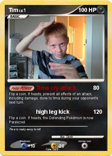 Pokémon Tim 325 325 - Tima cry attack - My Pokemon Card