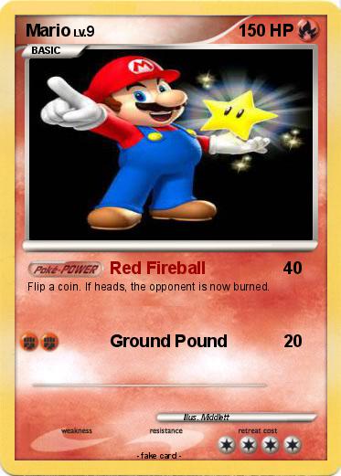 Pokémon Mario 10739 10739 - Red Fireball - My Pokemon Card