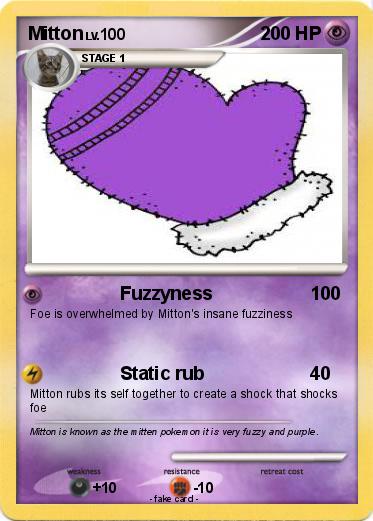 Pokémon Mitton - Fuzzyness - My Pokemon Card